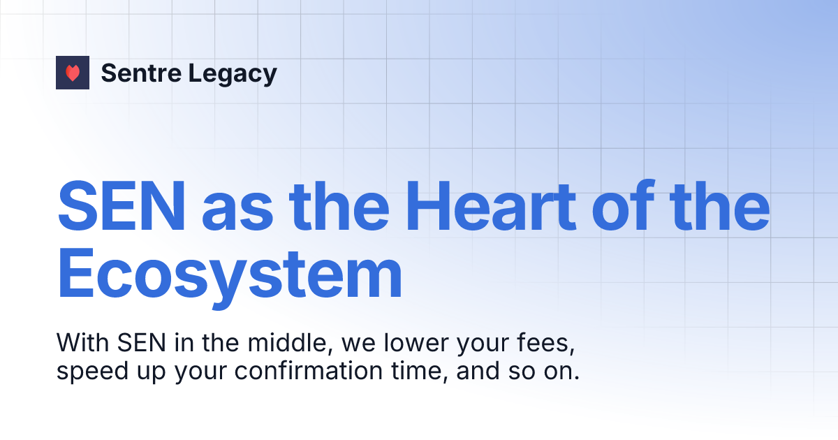 SEN as the Heart of the Ecosystem | Sentre Legacy